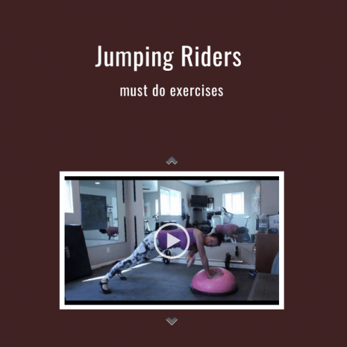 Get fit to ride with a program designed by horseback riders.